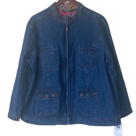 new directions | Jackets & Coats | New Direction Nwt Jacket Denim Zip ...